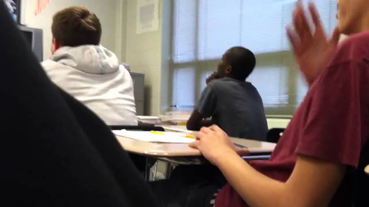 Possessed kid in class - YouTube