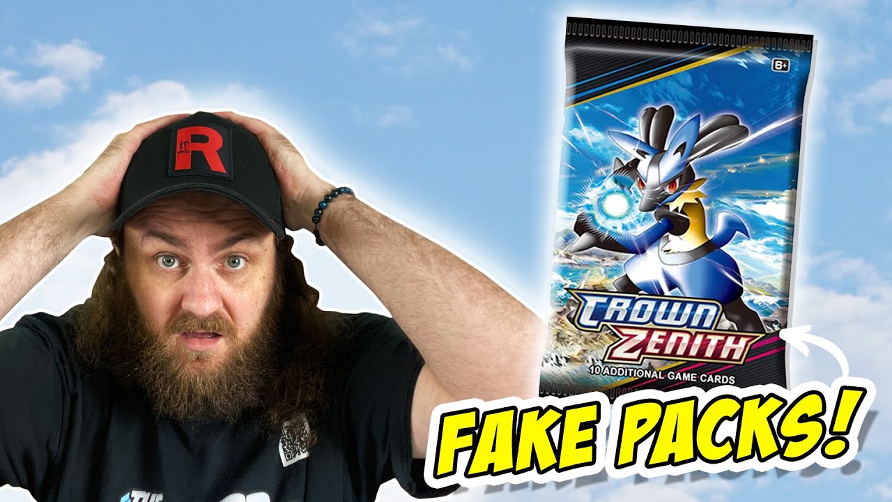 MIGHT Fool You? FAKE Crown Zenith Booster Box - YouTube