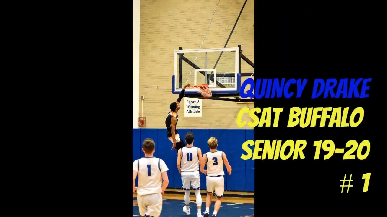 Quincy Drake, Senior Year Highlights 19-20 CSAT Buffalo #1 - YouTube