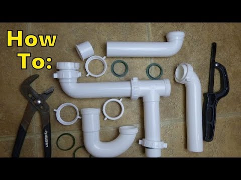 How To Connect Plumbing Under Kithen Sink With Pvc