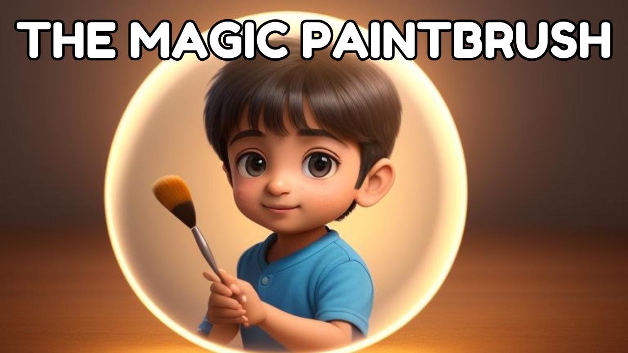 The Magic Paint Brush | Bedtime story | Kids Moral story | AI Video ...