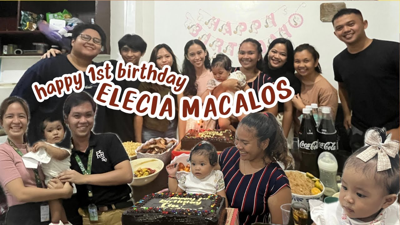 ELECIA's FIRST BIRTHDAY WITH COLLEGE FRIENDS - YouTube