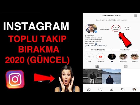 İnstagram Toplu Takip  Bırakma !!! 2020 Güncel Video