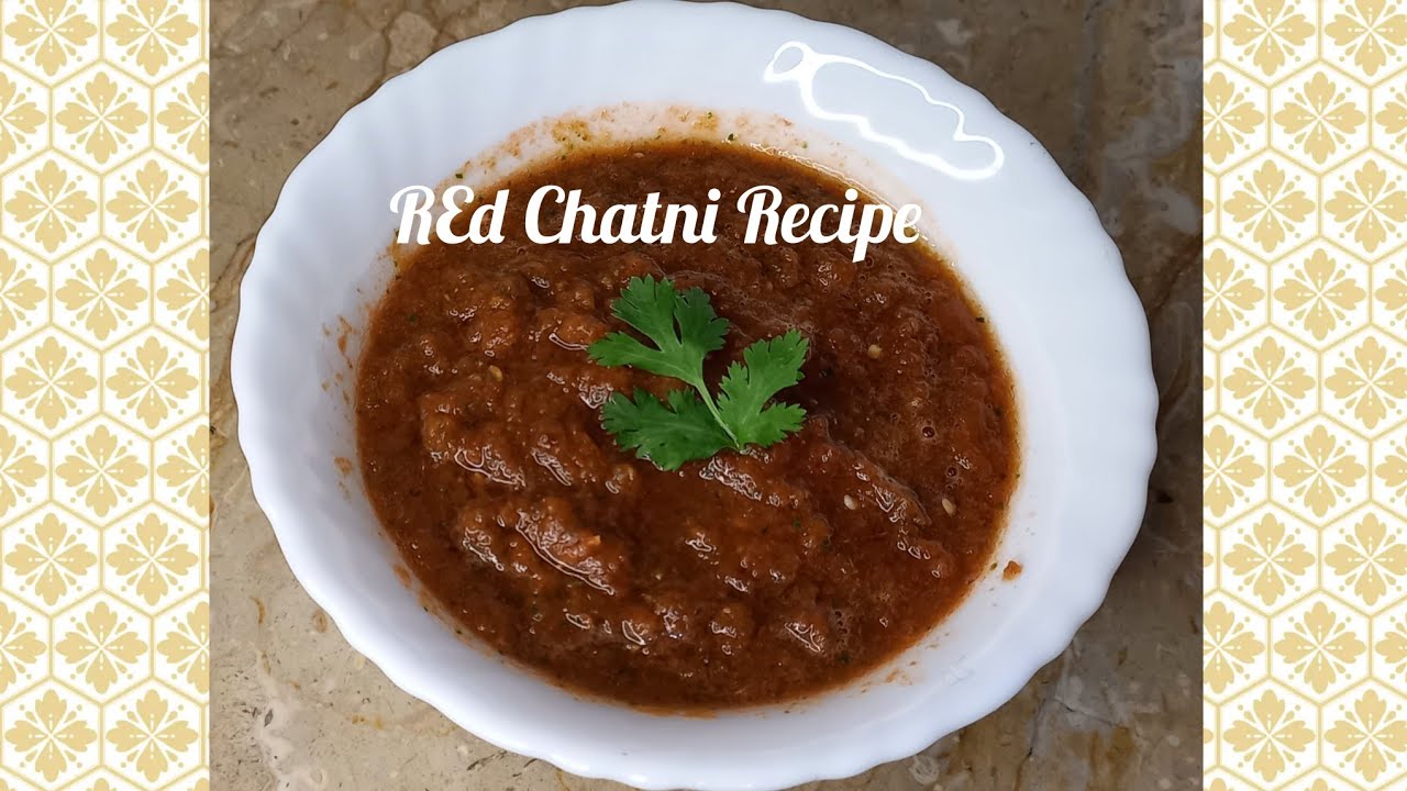 Red Chatni Recipe by Secrets of Frozen Delights | Ramadan Recipe - YouTube