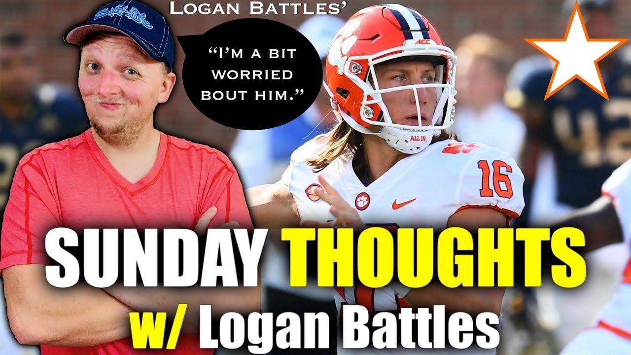 "I'm a bit concerned about Trevor Lawrence." - Logan | Sunday Thoughts ...