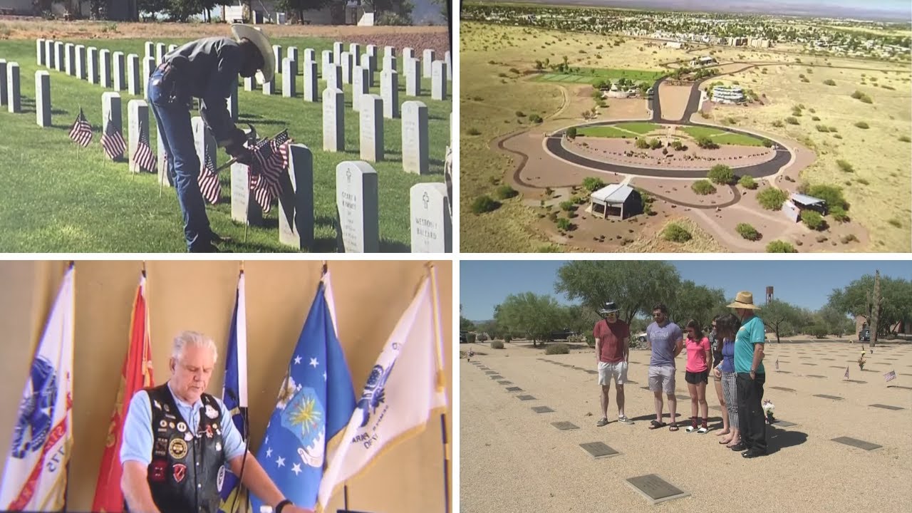 Arizonans remember the fallen at National Cemetery in Phoenix - YouTube