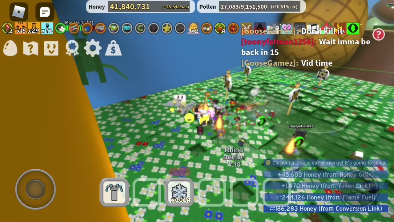 He vibe | Bee Swarm Simulator - YouTube