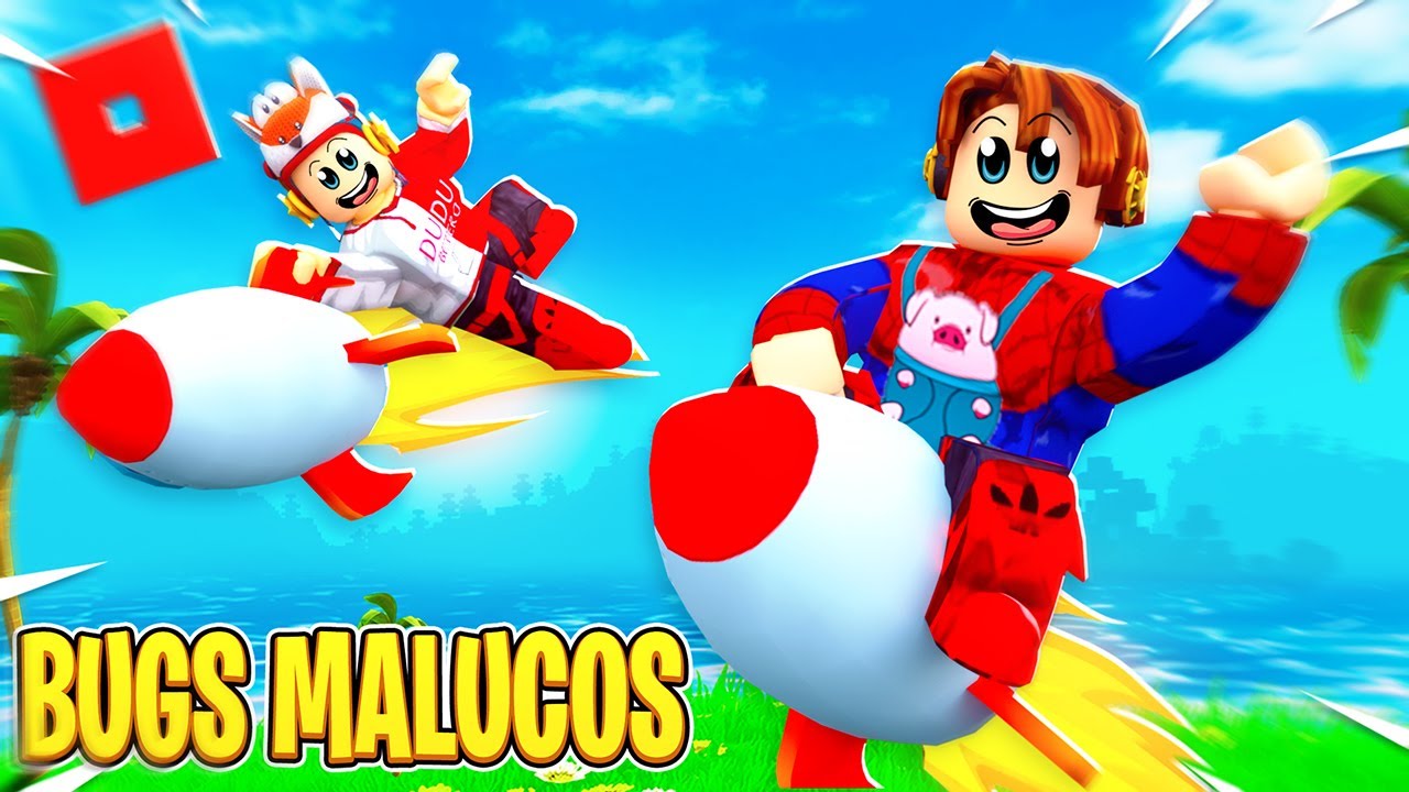BUGS MALUCOS COM DUDU BETERO NO BUILD A BOAT FOR TREASURE ROBLOX🤪 - YouTube