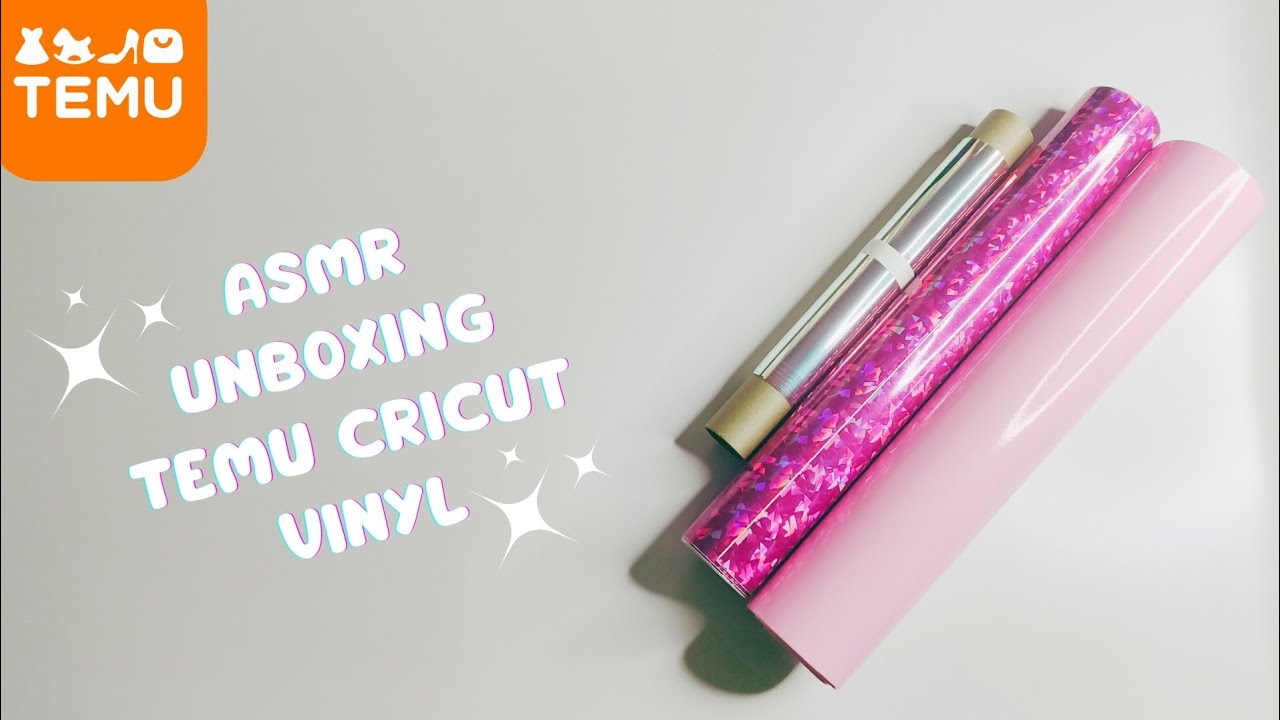 ASMR Unboxing | Cricut Vinyl From Temu | #ASMR #asmrsounds #cricut # ...