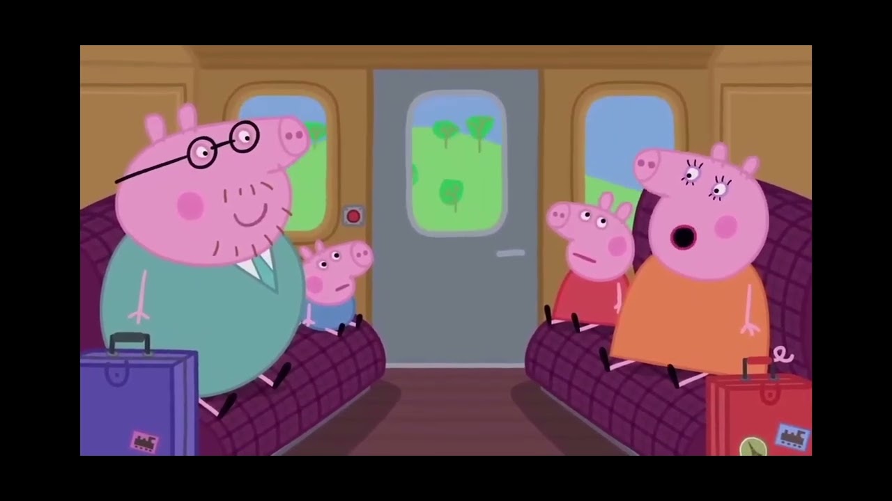 Roadman Peppa Pig and the Average sized train journey PART 2 MINUS 1 ...
