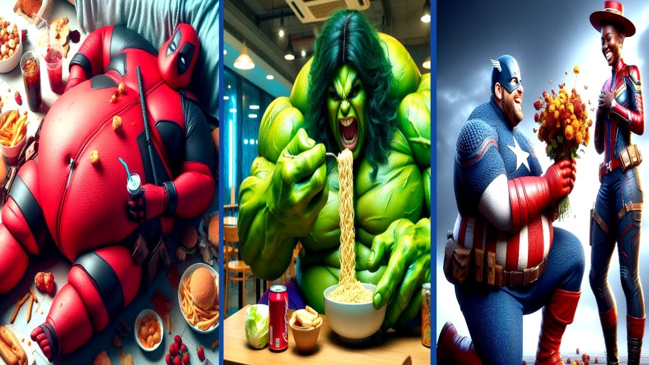 Collection of Fat Superheroes Moments | #allcharacter #avangers #marvel ...