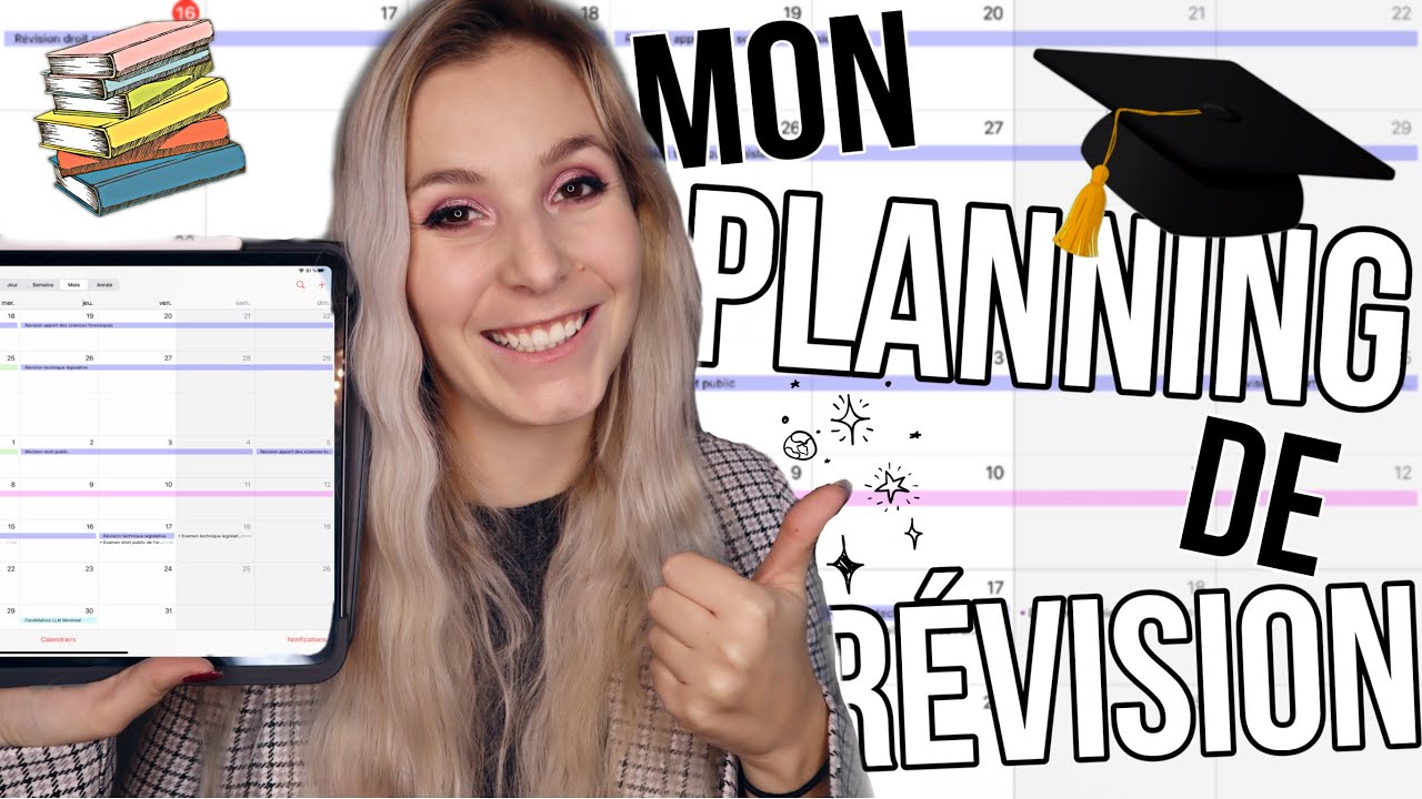 COMMENT RÉUSSIR SES EXAMENS I MON PLANNING DE RÉVISION POUR LES ...