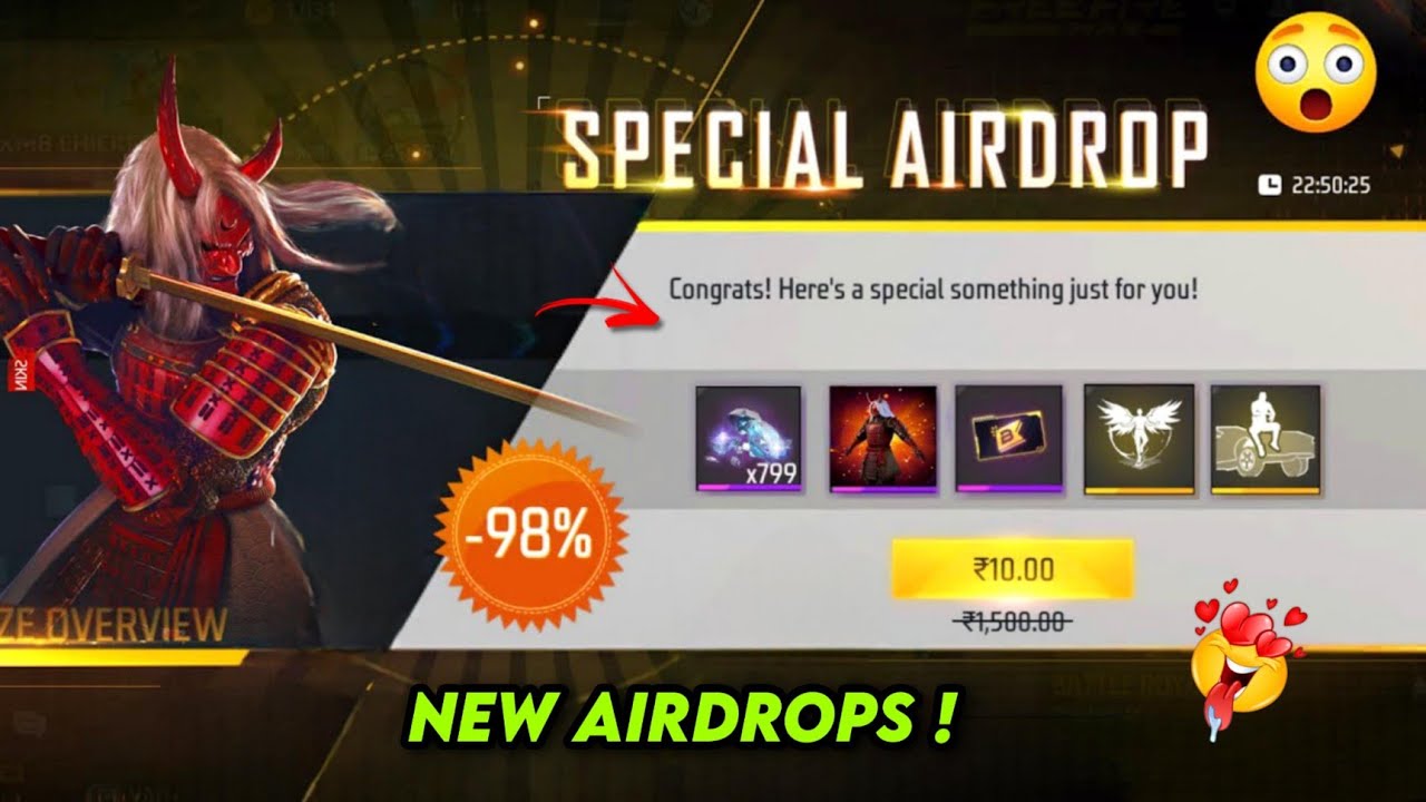 NEW SPECIAL AIRDROPS REVEAL 😍 | HOW TO GET SPECIAL AIRDROP IN FREE FIRE ...