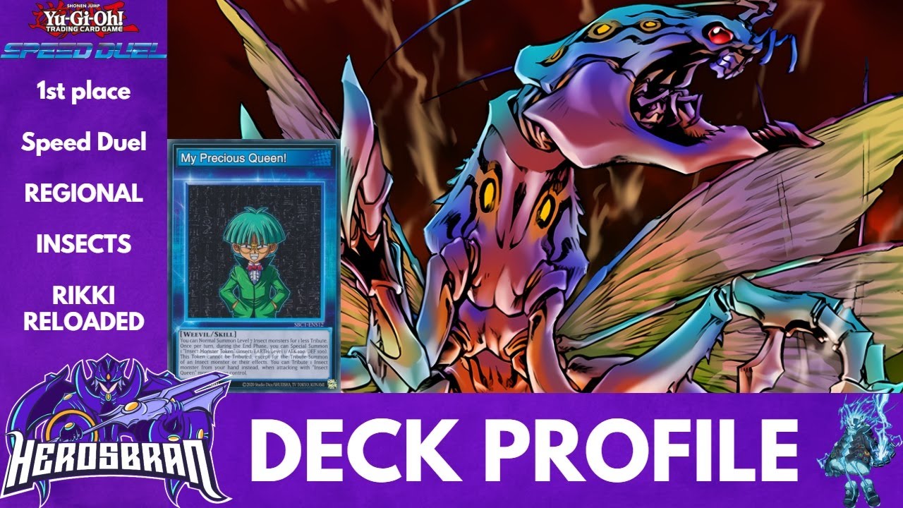 Yu-Gi-Oh! 1st PLACE SPEED DUEL REGIONAL 2023 | Insects | Rikki Reloaded ...