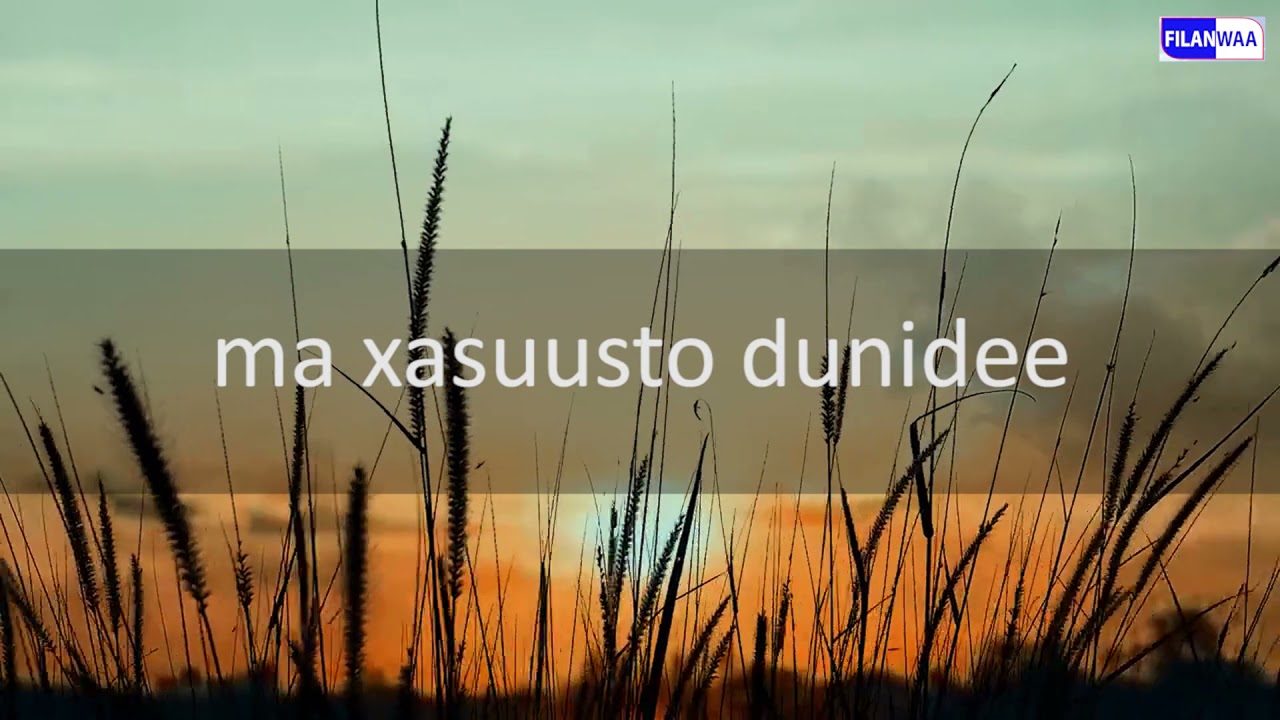 Farxaan Qaboojiye | Xasuustii Muuse Ismaaciil Qalinle with Lyrics ...