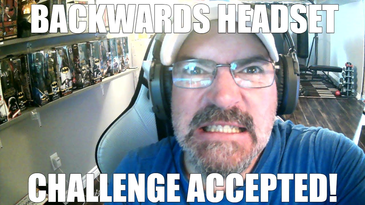 BACKWARDS HEADSET CHALLENGE ACCEPTED! - YouTube