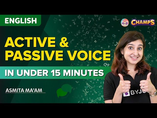 Active And Passive Voice Exercise For Class 8 Passive Voice MCQ Test