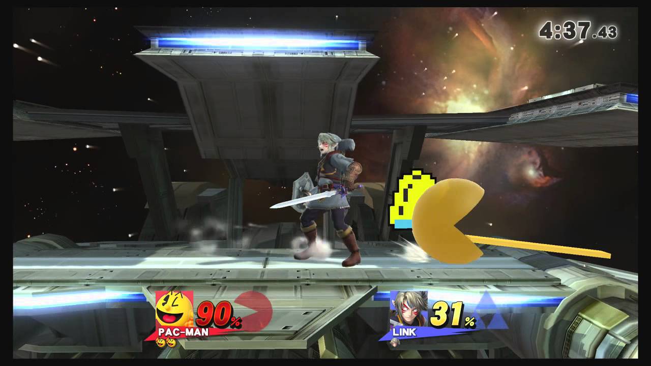 Pac-Man Trampoline Glitch Sm4sh Super Smash Bros Wii U - YouTube