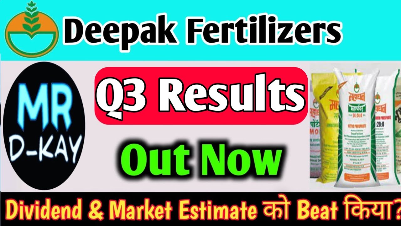 Deepak Fertilizers Q3 Results 2025 |deepak fertilizer share news ...