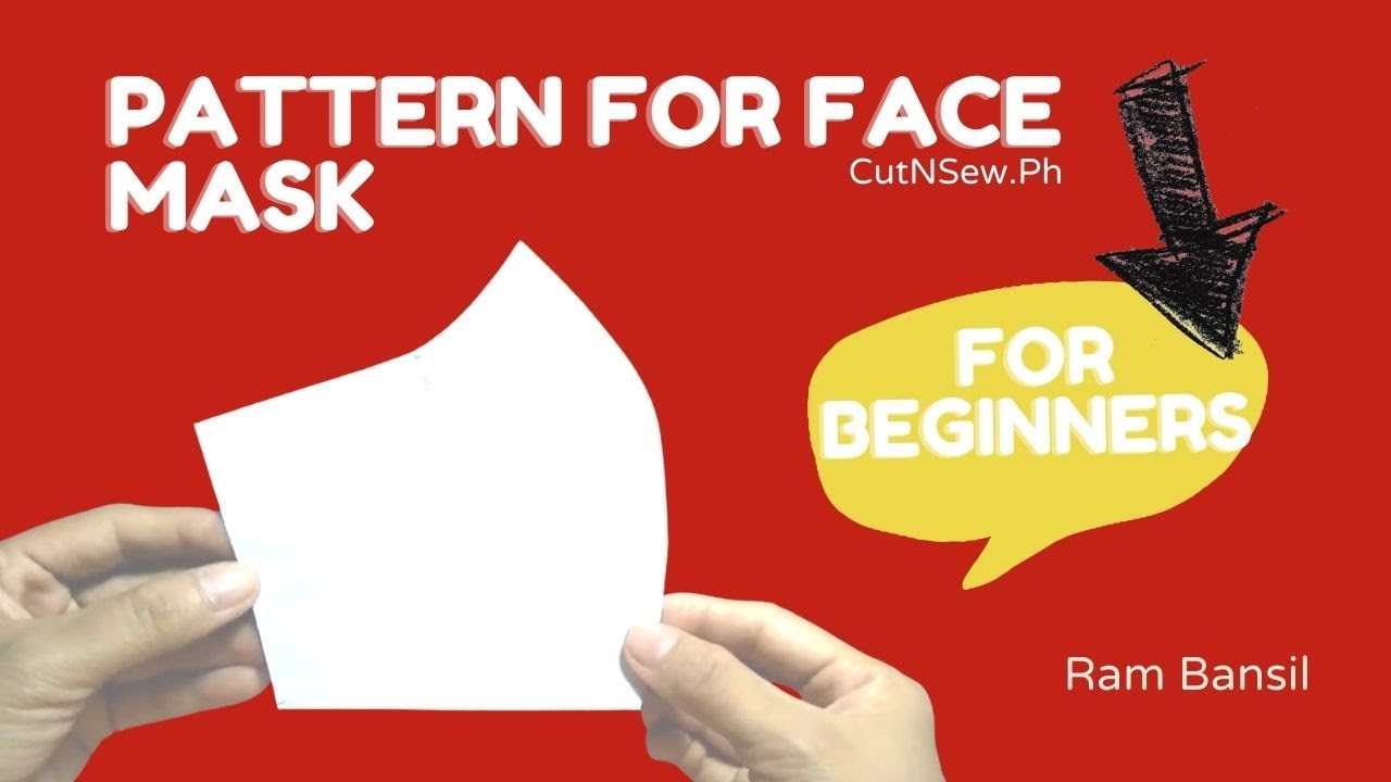 How to Make Pattern for Face Mask in Just 13 Steps - YouTube