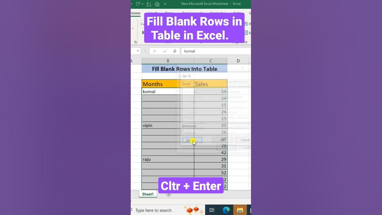 How To Fill Blank Rows In Table In Advance Excel fillblank excel how-to-fill-blank-rows-in-table-in-advance-excel-fillblank-excel