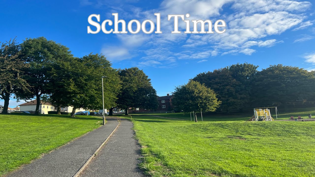 Early Morning Walk To School | Beautiful Weather - YouTube