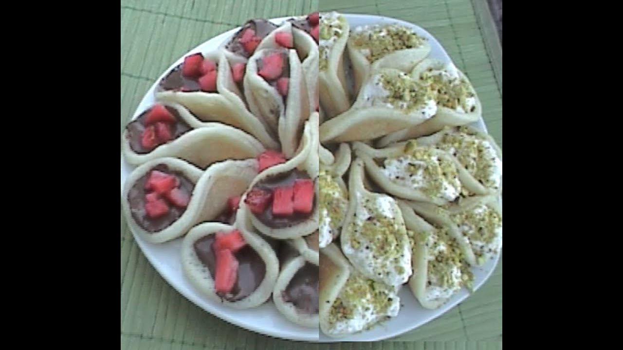 QATAYEF ASAFIRI W/QISHTA CREAM FILLING & A NUTELLA BONUS - YouTube