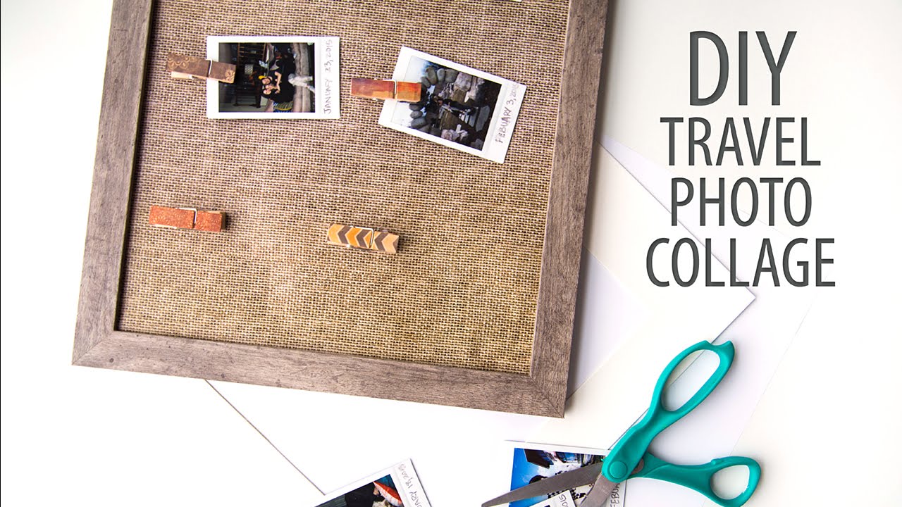 Show Off Your Treasured Memories With This DIY Photo Collage - YouTube