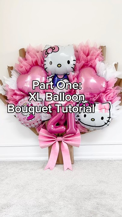 Part 1: Easy Balloon Bouquet Tutorial for Beginners | DIY Balloon bouquet - YouTube