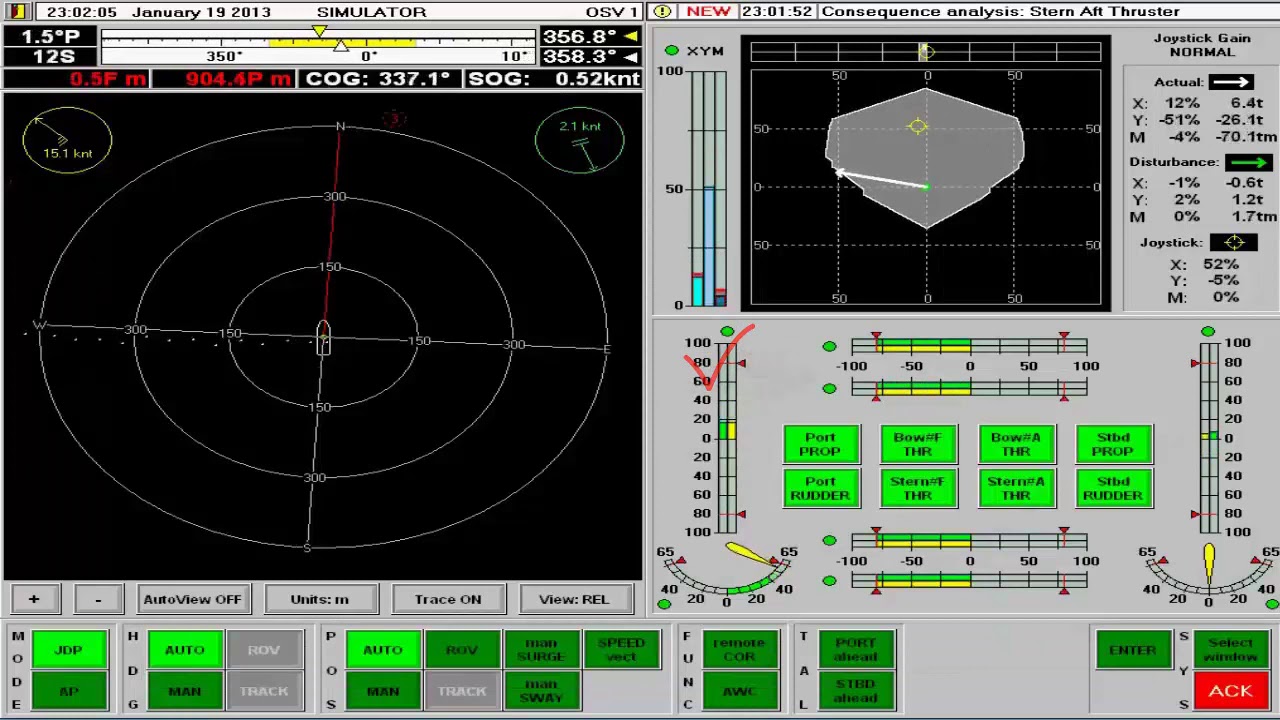 DP NAVIS 5 Thruster Plotter and System Settings - YouTube