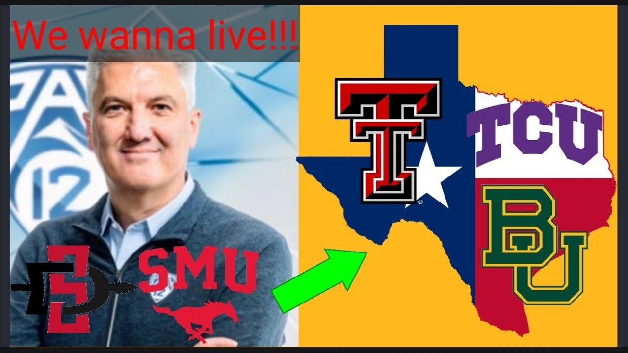 PAC 12 adding San Diego State and SMU Soon?? Targeting Texas Tech ...