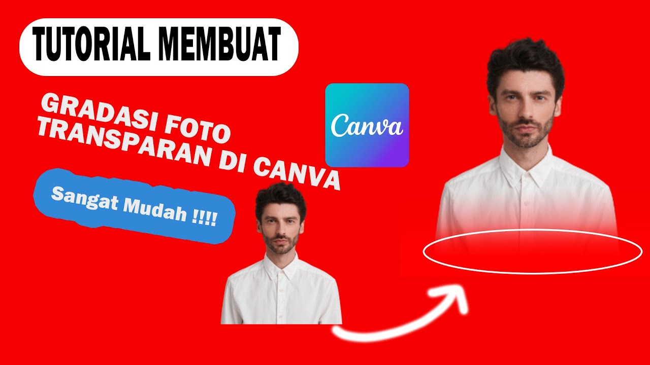 Sangat Mudah, Tutorial Buat Gradasi/Transparansi Foto di Canva - YouTube