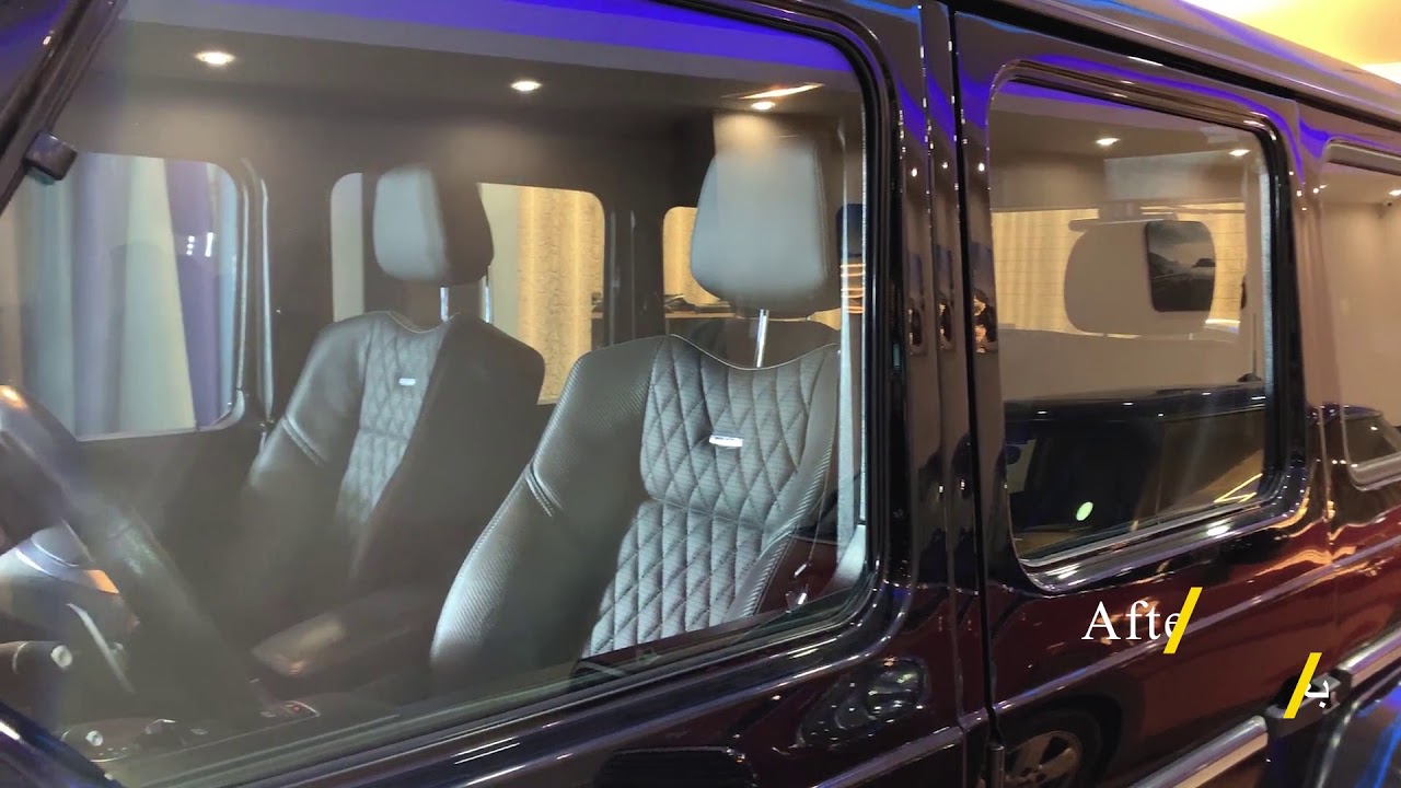 MERCEDES G55 - COMPLETE INTERIOR UPHOLSTERY - YouTube