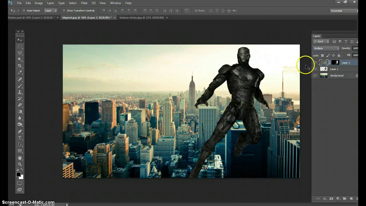 Transform a Person Into a Statue | Adobe Photoshop Tutorial - YouTube