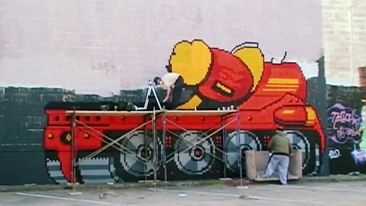 BEST GRAFFITI BOMBING (Graffiti Illegal) Kid NES x Sabotaz - GAME OVER ...