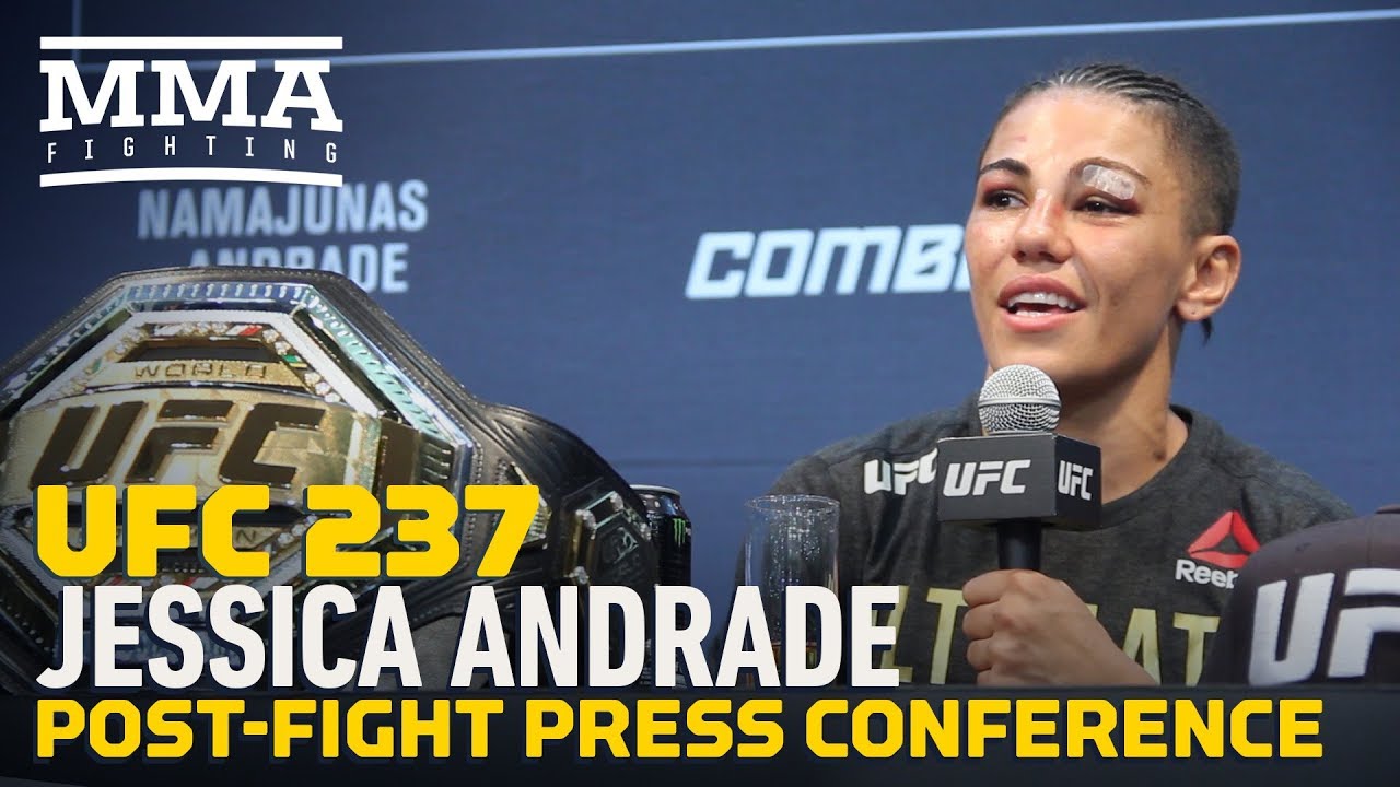 UFC 237: Jessica Andrade Post-Fight Press Conference - MMA Fighting ...