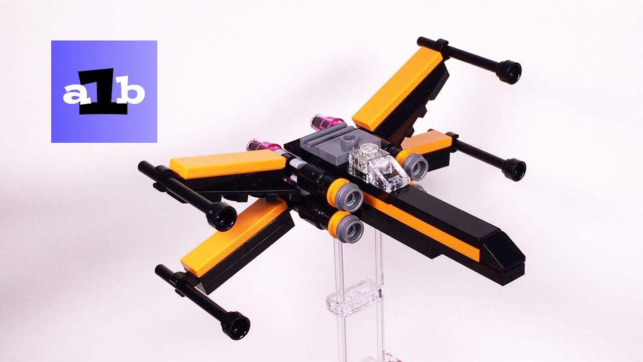 LEGO STAR WARS 30278 Poe's X-Wing Fighter Mini Time Lapse Build - YouTube