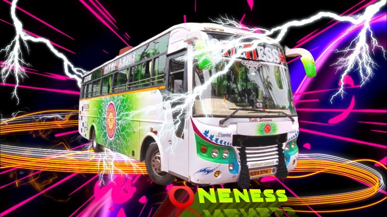 tourist bus drawing || oneness bus drawing || kerala tourist bus ...