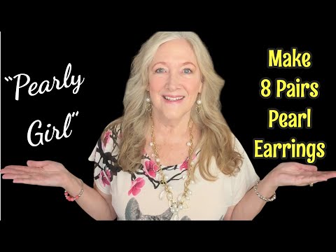 DIY Make 8 Upcycled Pearl Bead Earrings | Beginner Jewelry Making DIY Fun