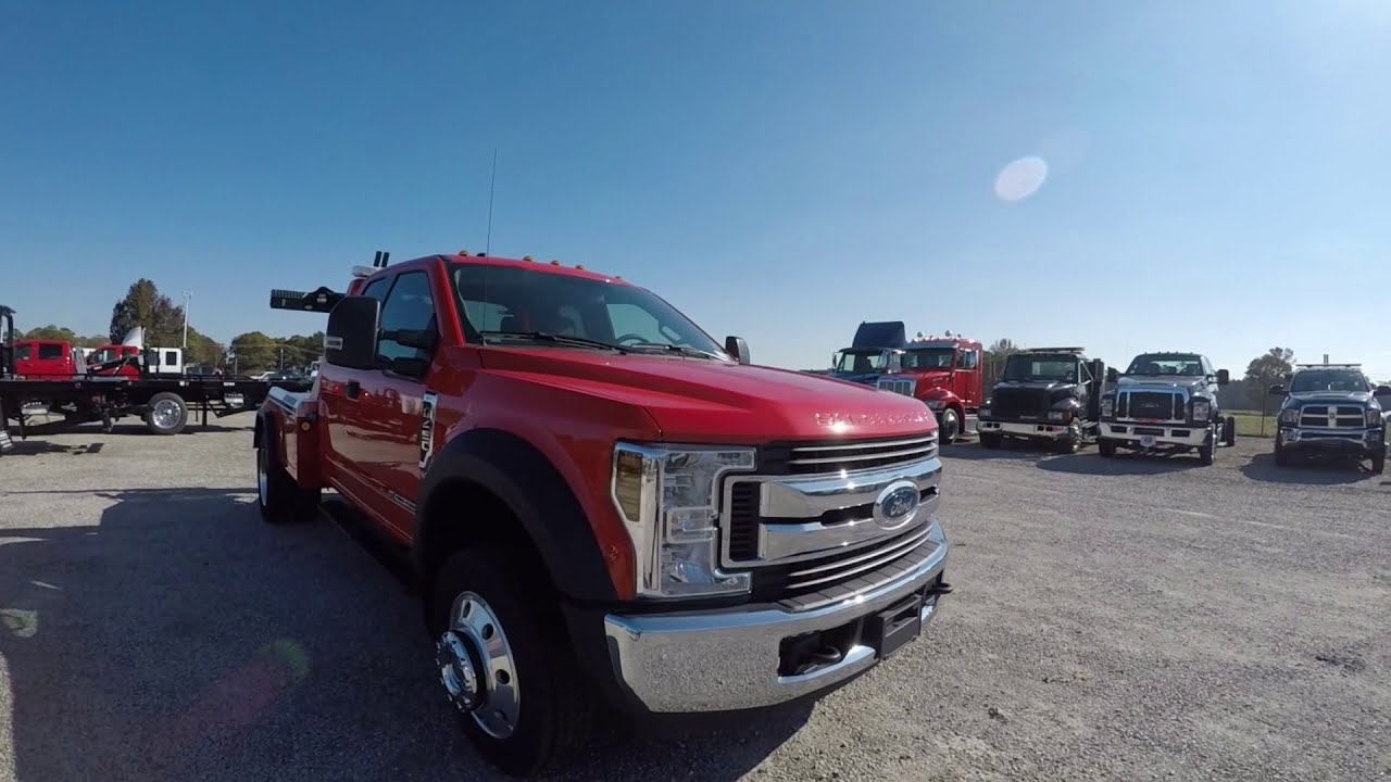 2019 Ford F450 with Jerr-Dan MPL-NG Self Loading Wheel Lift - YouTube