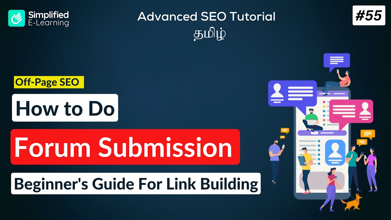 How to do Forum Submission for SEO in Tamil | SEO Tutorial in Tamil ...