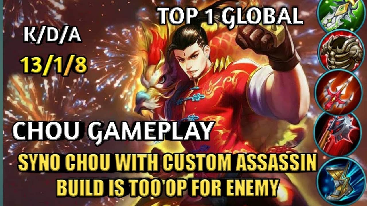Syno Chou with Custom Assassin Build is too OP for Enemy: Top Global ...