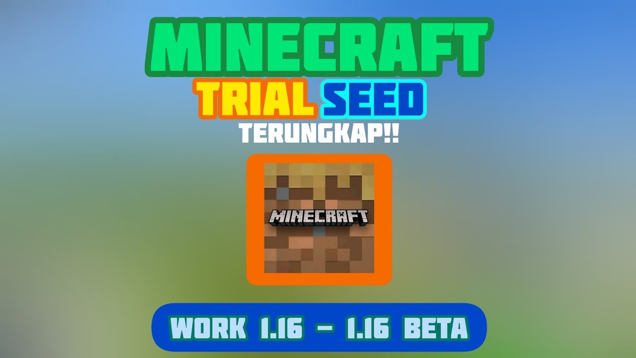 Terungkap!!! ini seed Minecraft Trial terbaru! - YouTube