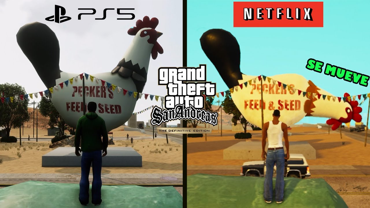 El GTA San Andreas de Netflix se Solea a la versión de PS5 (Increíble ...