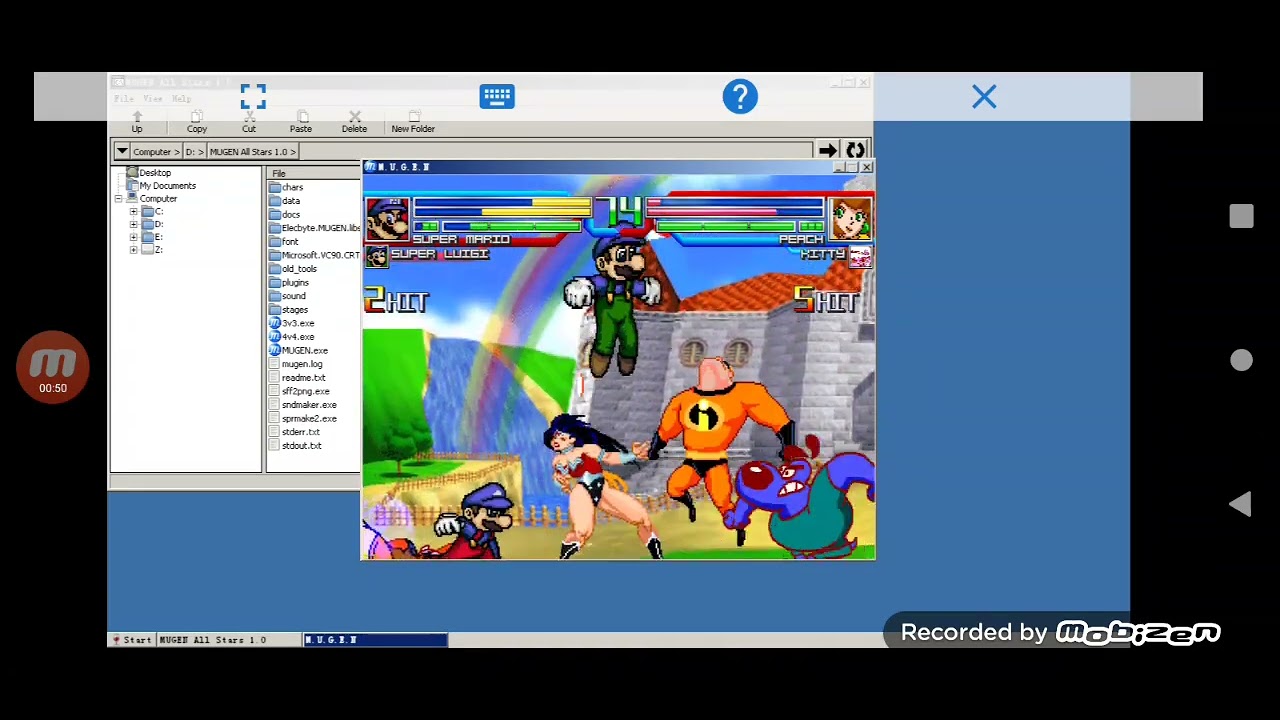 Lily Mugen Battle #2113: Team Super Mario vs Team Princess Peach - YouTube