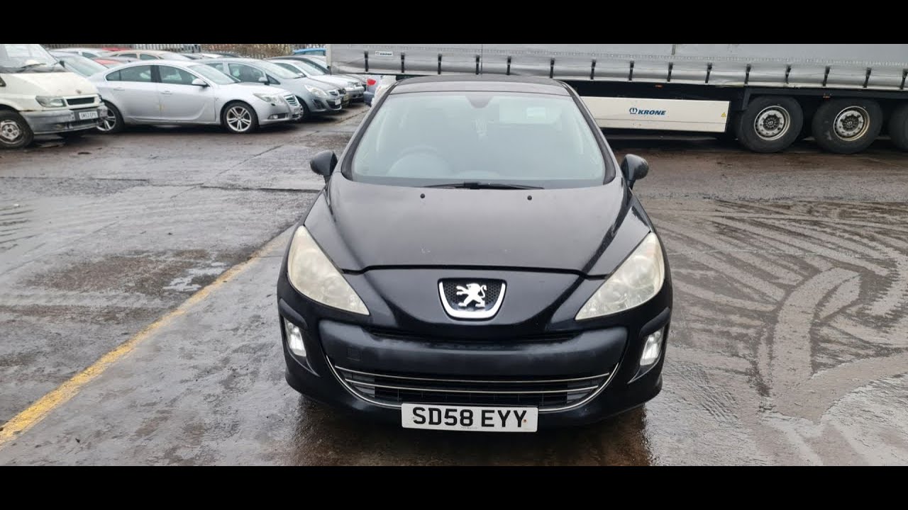 K8704 - engine test Peugeot 308 1.6HDi / 9HX / 5sp.man - YouTube