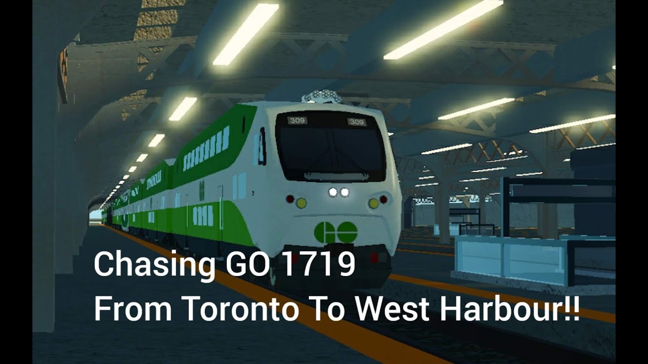 Chasing GO 1719 To West Harbour From Toronto | Roblox Lakeshore West ...