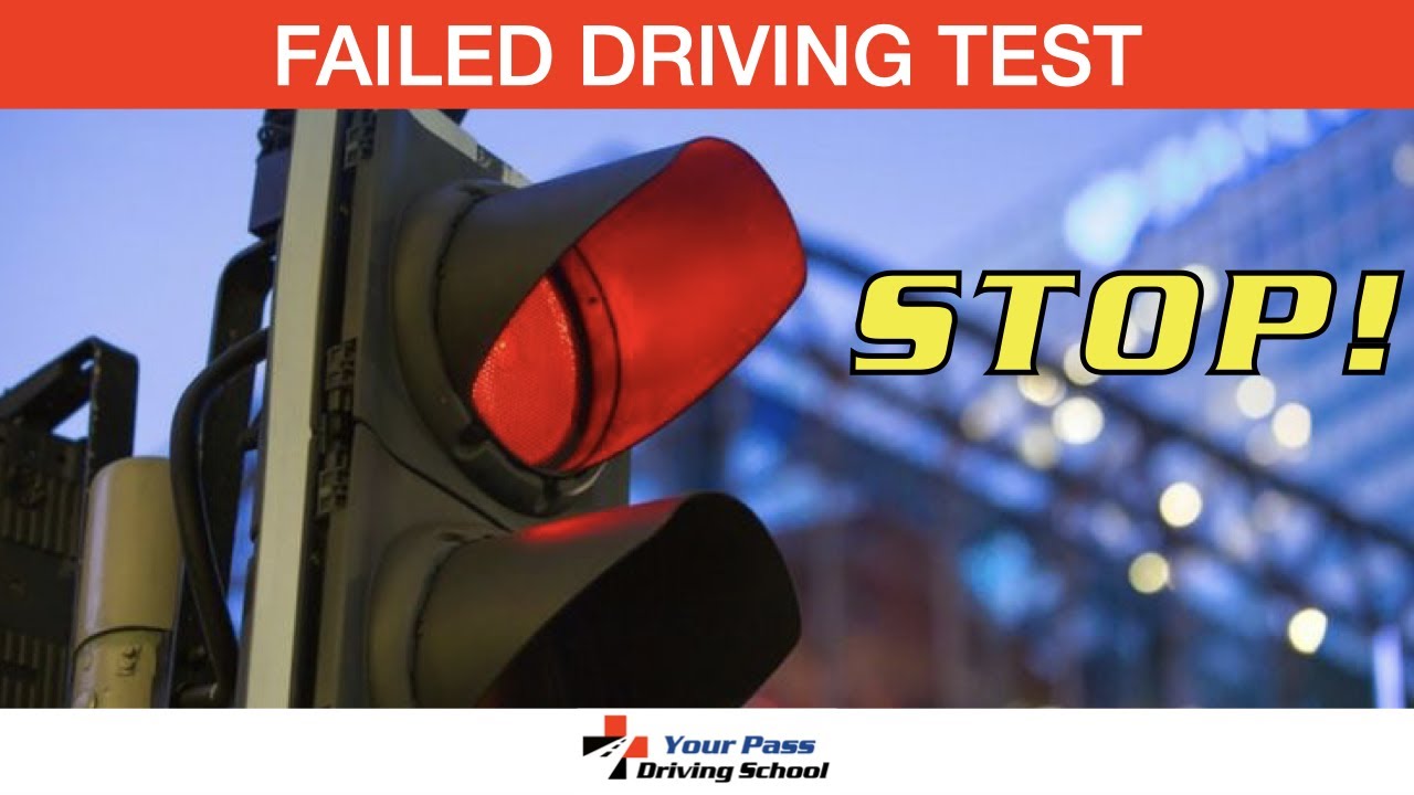 "Red Light Run: Learner Driver Fails Driving Test for Not Stopping ...