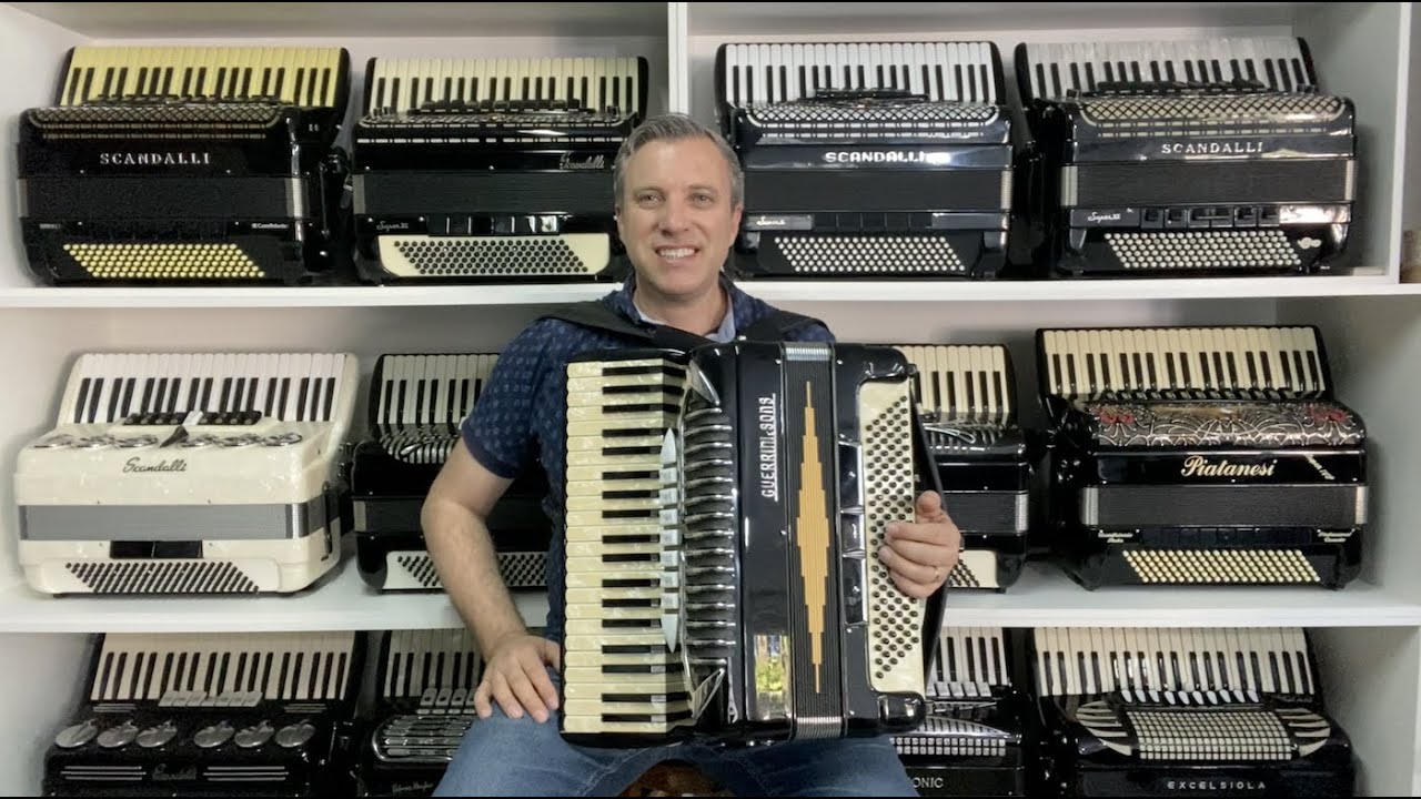 Acordeon GUERRINI - Terça de voz Oitavada 46 cm - Jeferson Oliveira ...
