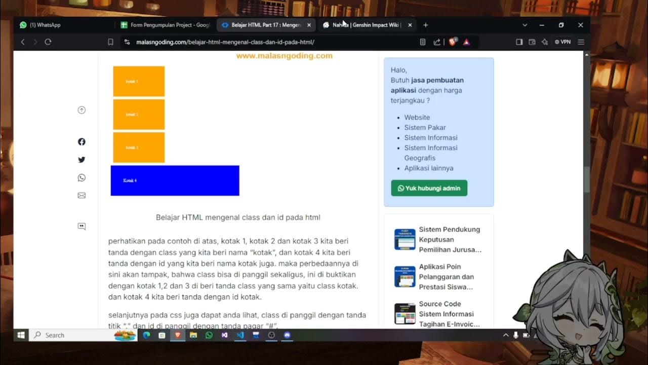 MENGHUBUNGKAN HTML DAN CSS - YouTube